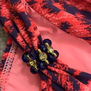 Despi | Swim | Nwt Pink And Blue Leopard Bikini | Poshmark